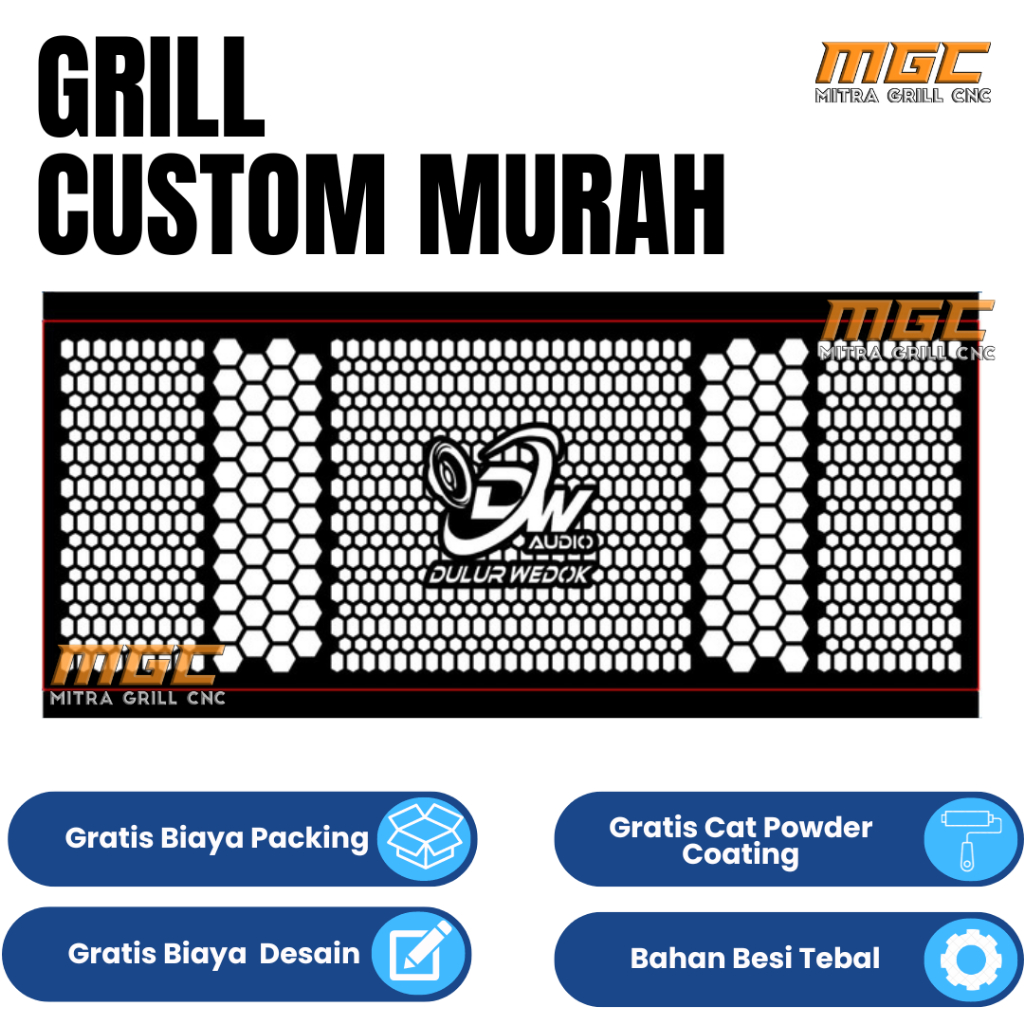 Jual Grill Sound System Ram Model N-MAX (GRATIS DESAIN) | Shopee Indonesia