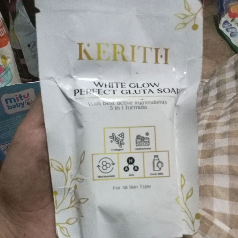 Jual kerith white glow perfect gluta soap 60g | Shopee Indonesia