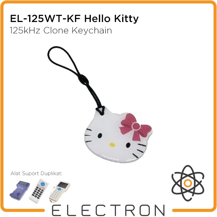 Jual EL-125WT-KF Hello Kitty RFID 125kHz T5577 Rewritable Clone Keyfob ...