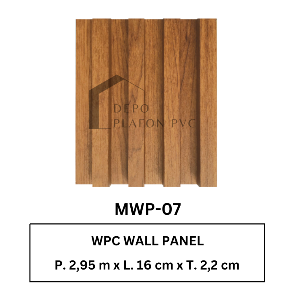 Jual Wallpanel WPC 3D Dinding Modern Tipe MWP-07 | Shopee Indonesia