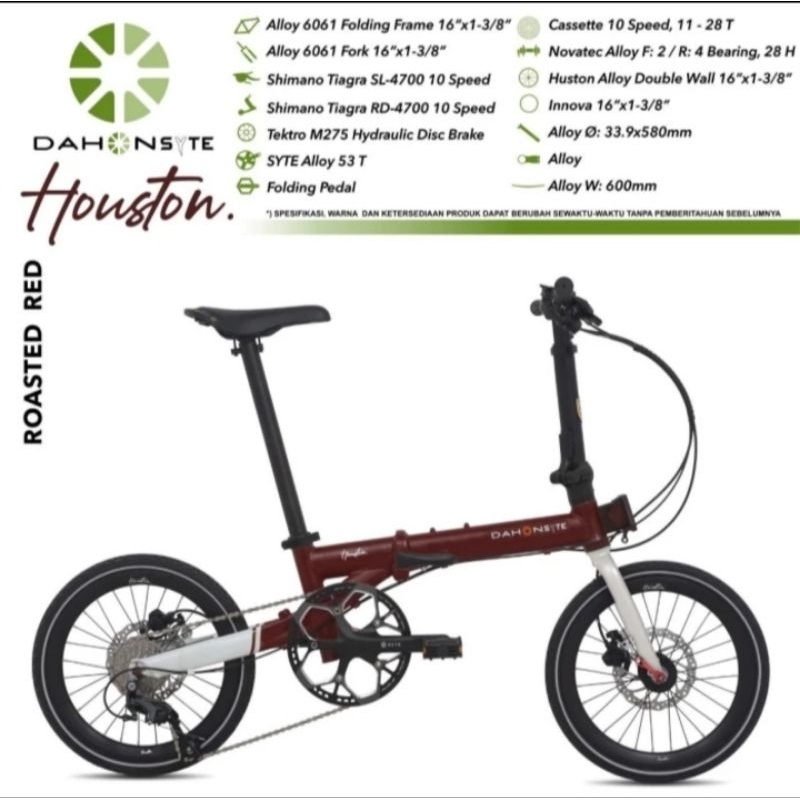 Jual Sepeda Lipat Dahon Syte Houston | Shopee Indonesia