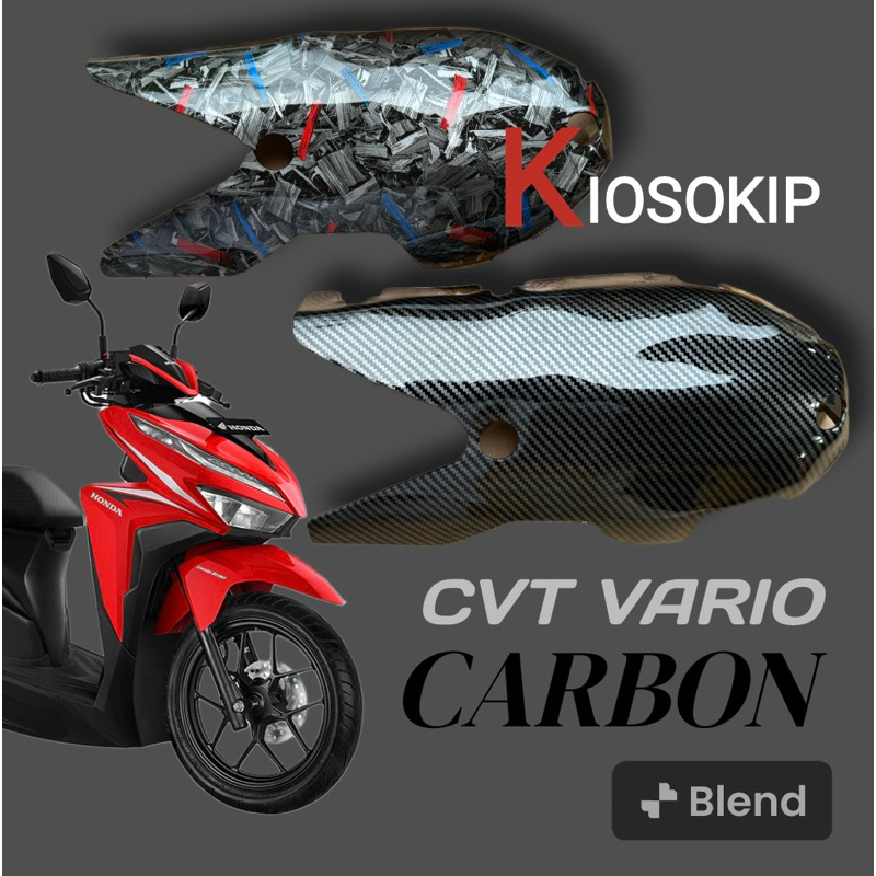 Jual Cover Cvt vario 2018-2024 tutup Cvt carbon vario 125 150 Cover Cvt ...