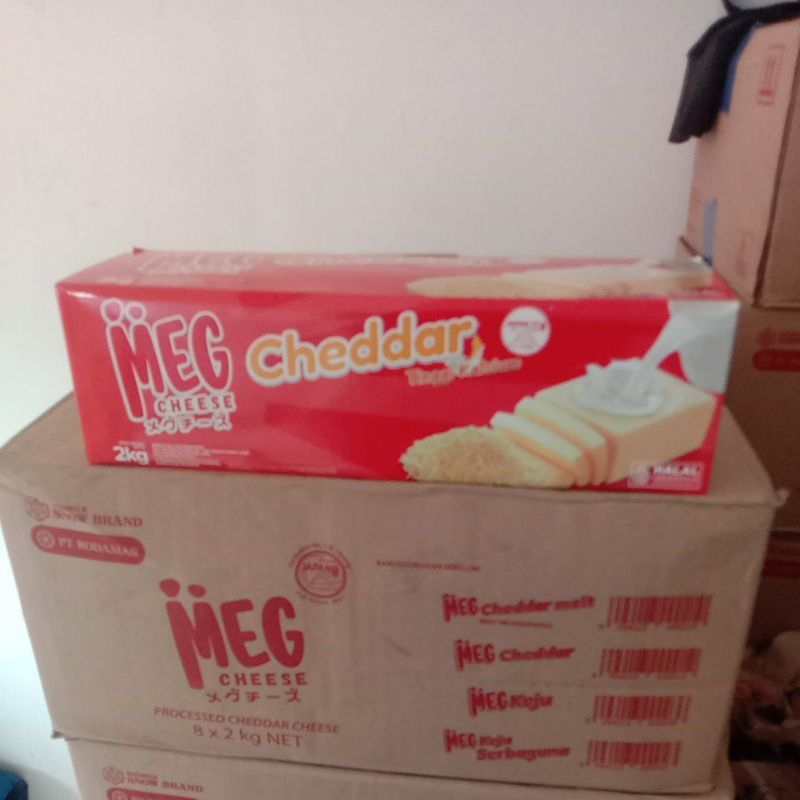 Jual Keju MEG Cheddar Merah 2kg | Shopee Indonesia