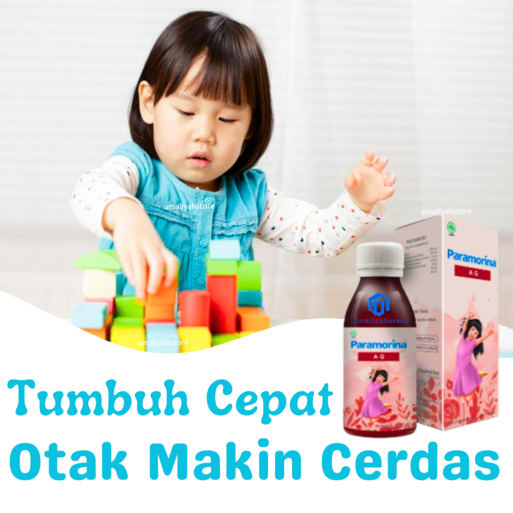 Jual Vitamin Anak Daya Tahan Tubuh Paramorina Upbrainina Active Grow ...
