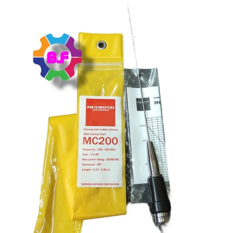 Jual DIAMOND MC200 ORIGINAL UHF 340~520MHZ ANTENA RADIO RIG HT MOBIL ...