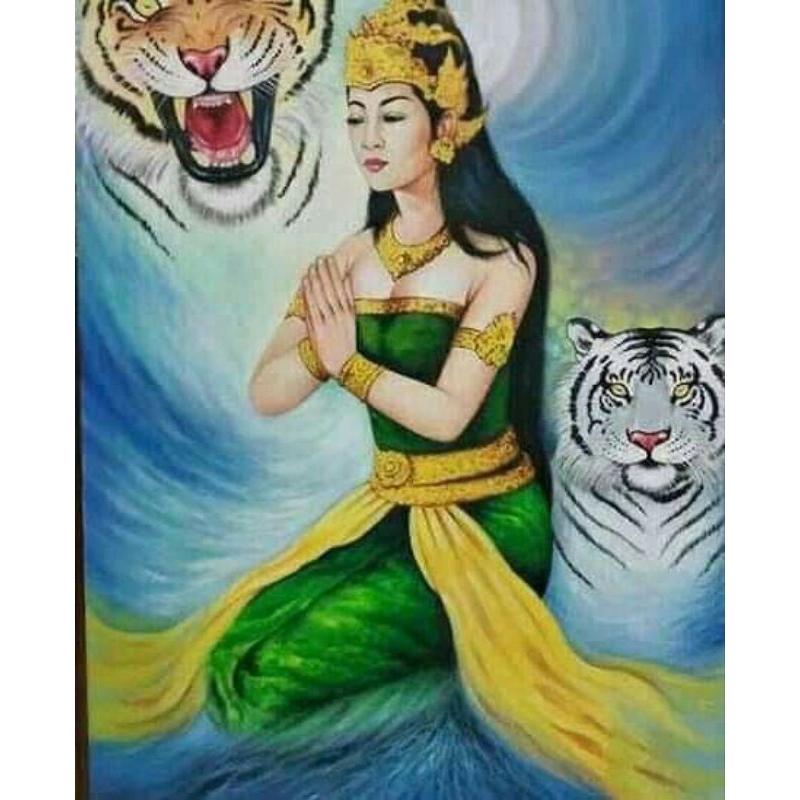 Jual poster cetak gambar ratu pantai selatan 22 ukuran ( 70x100 ...