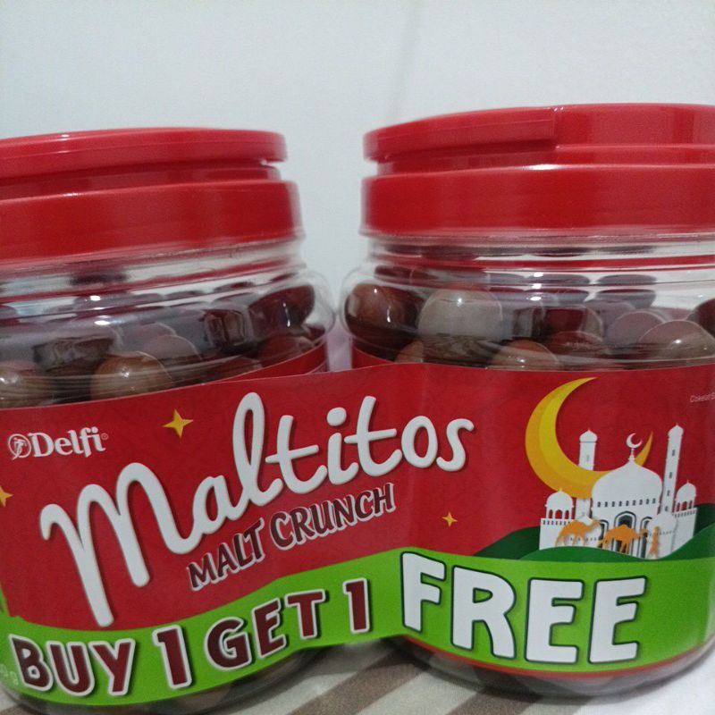 Jual Delfi Maltitos Malt Crunch 2x300g Buy 1 Get 1 Free/Coklat Delfi ...