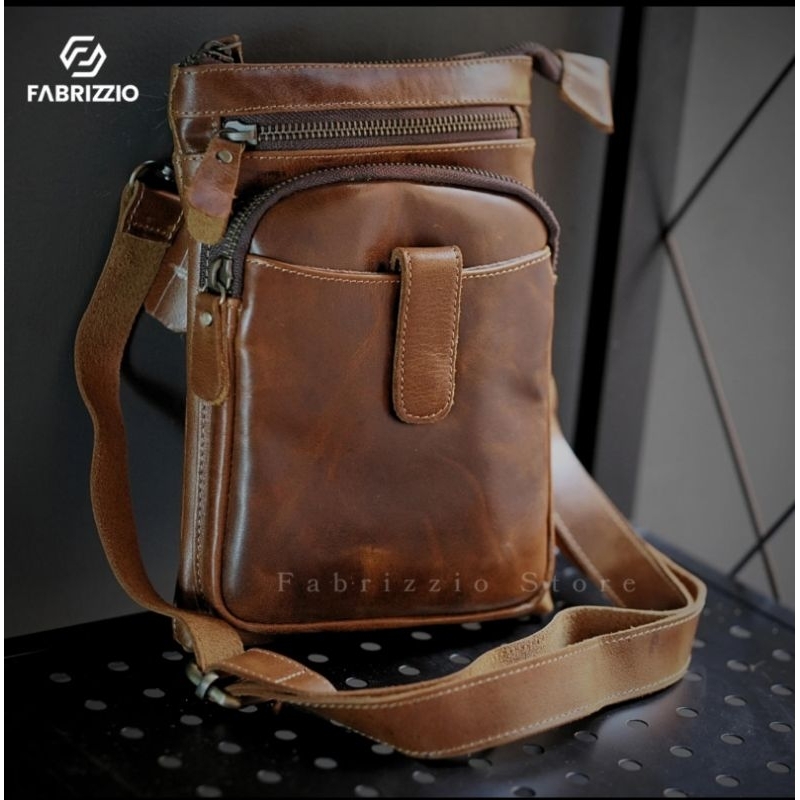 Jual tas pria kecil simpel kulit sapi asli- LUDWIG | Shopee Indonesia