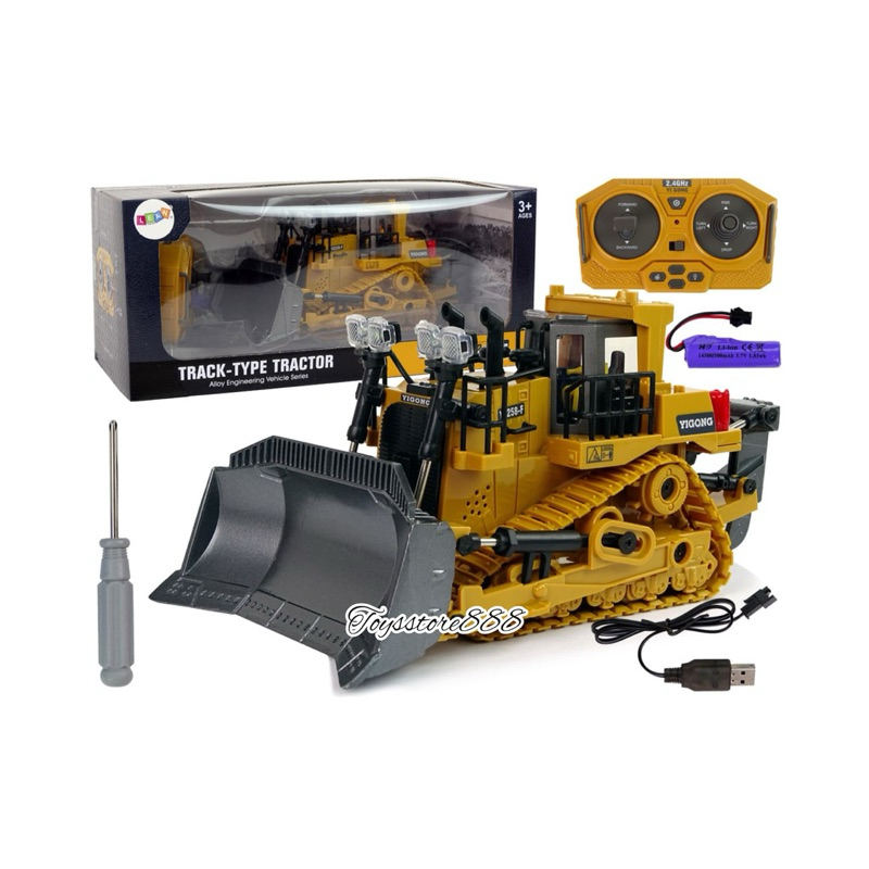 Jual Mainan anak RC Tracktor Traktor Remote Control Bulldozer Bulldoser ...