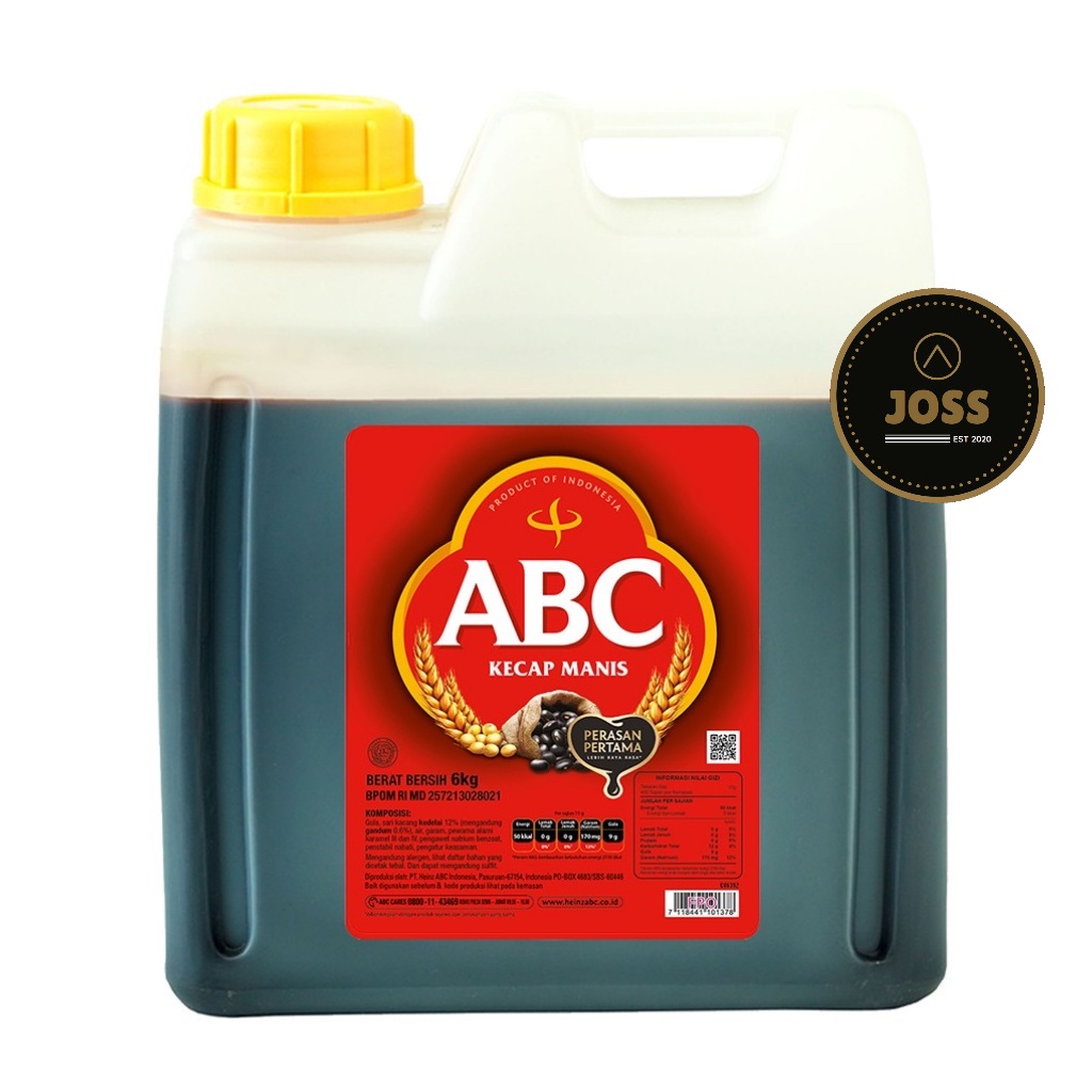 Jual [KHUSUS INSTAN] Kecap Manis ABC Jerigen 6kg | Shopee Indonesia