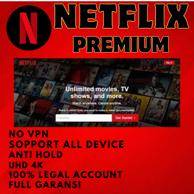 Jual NETFLIX PREMIUM ULTRA HD 4K | Shopee Indonesia