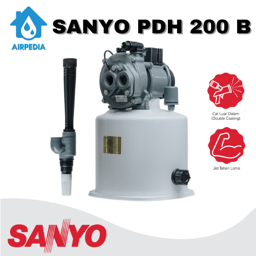 Jual Pompa Air Sanyo PDH 200 B - Pompa Air Jet Pump Sanyo PDH 200 B ...