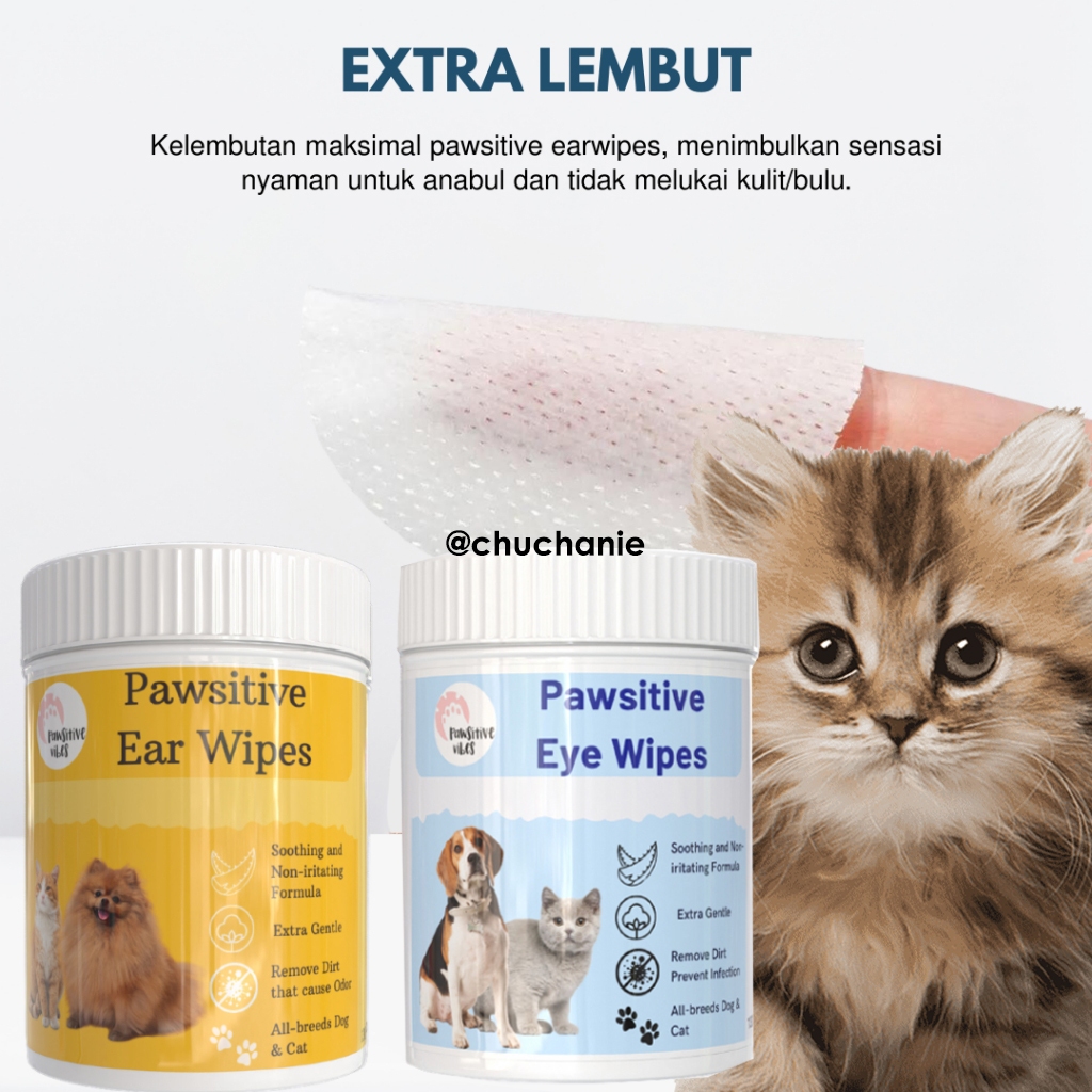 Jual chuchanie - Tisu Basah Anabul Eye & Ear Wipes ALOE VERA TEAR STAIN ...