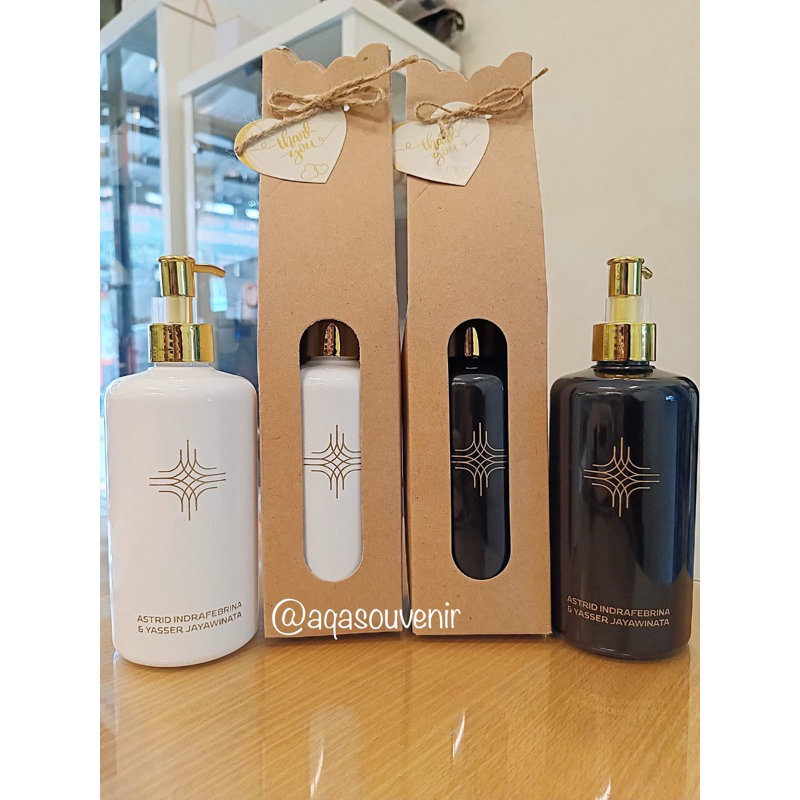 Jual SOUVENIR TEMPAT SABUN + POUCH CUSTOM / SOUVENIR BOTOL SABUN ...