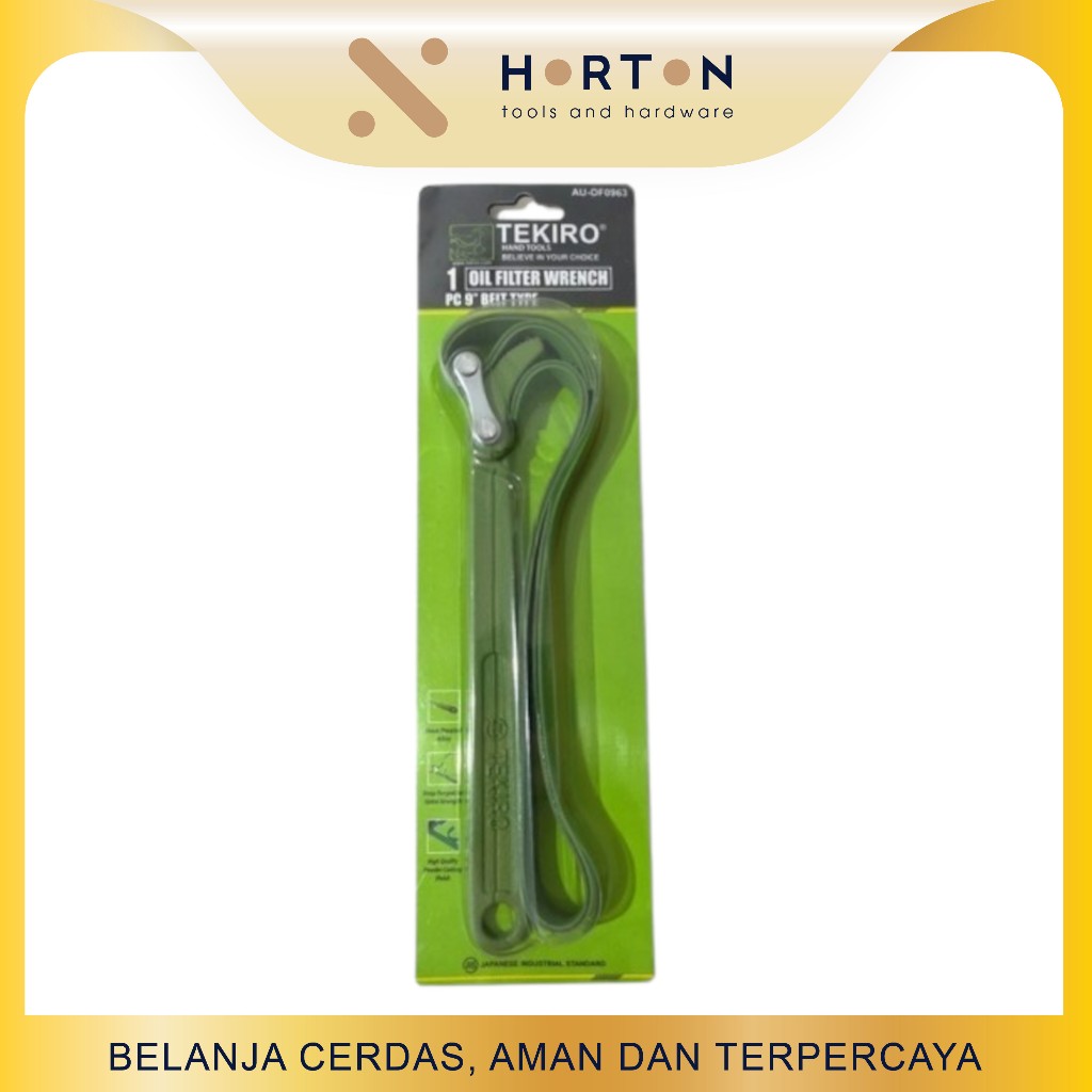 Jual TEKIRO Kunci Filter Kulit 9" Inch / Alat Buka Filter Oli Wrench ...