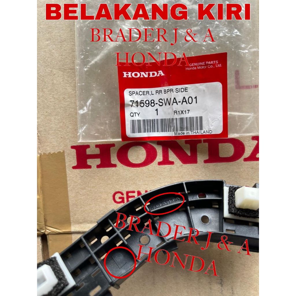 Jual BREKET BRACKET DUDUKAN BUMPER BEMPER CRV GEN 3 RE1 RE3 2007 2008 ...