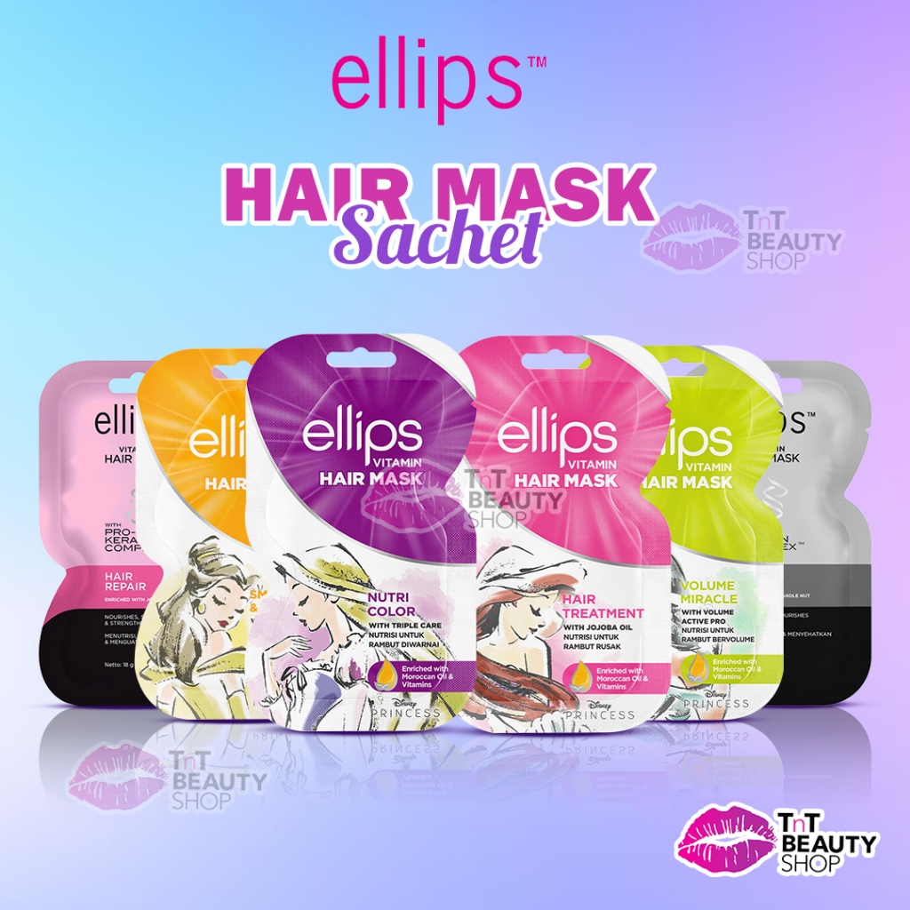 Jual Ellips Hair Mask Sachet 20gr Ellips Hair Mask Pro Keratin 18gr Tnt Beauty Shop Shopee