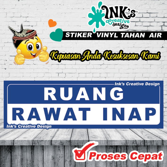 Jual Stiker Ruang Rawat Inap - Rumah Sakit - Poli Klinik - Rumah ...