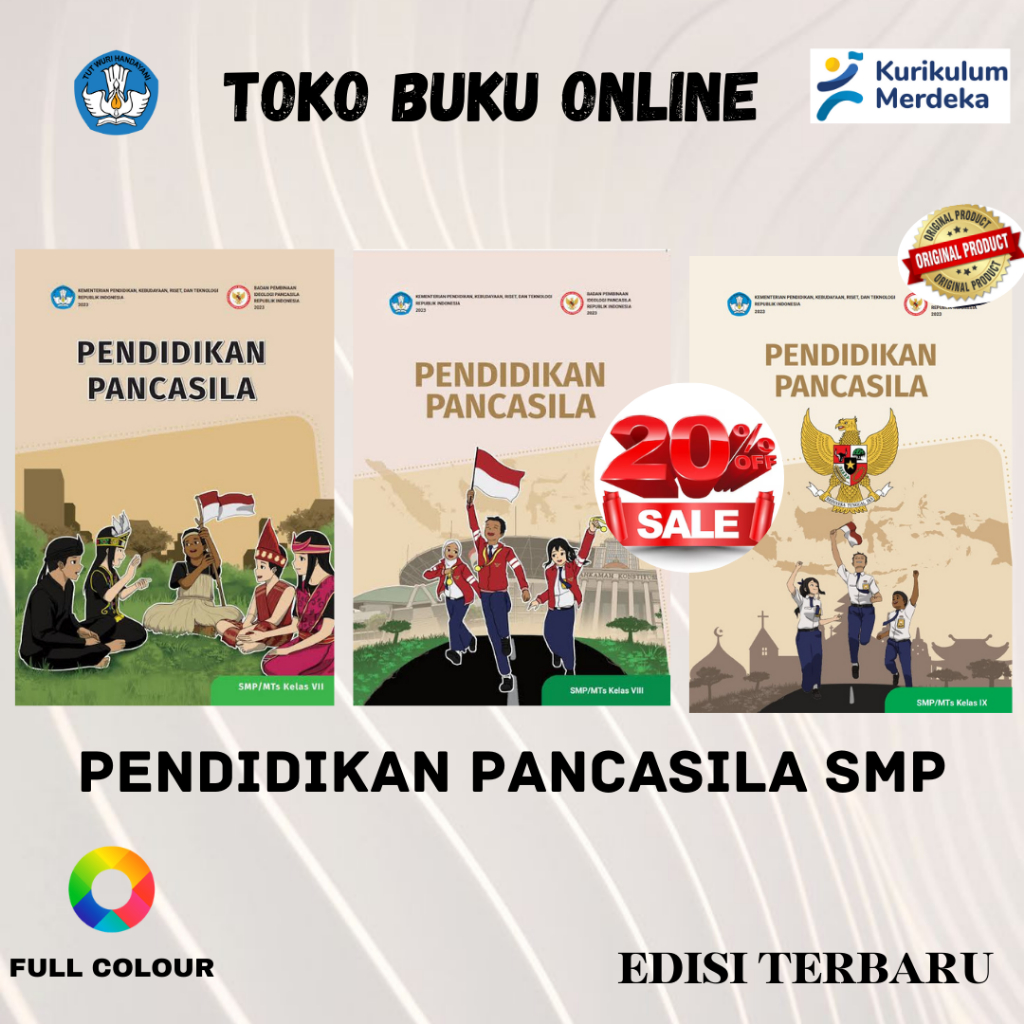 Jual BUKU SISWA PENDIDIKAN PANCASILA KELAS 7,8,9 SMP/MTS KURIKULUM MERDEKA | Shopee Indonesia