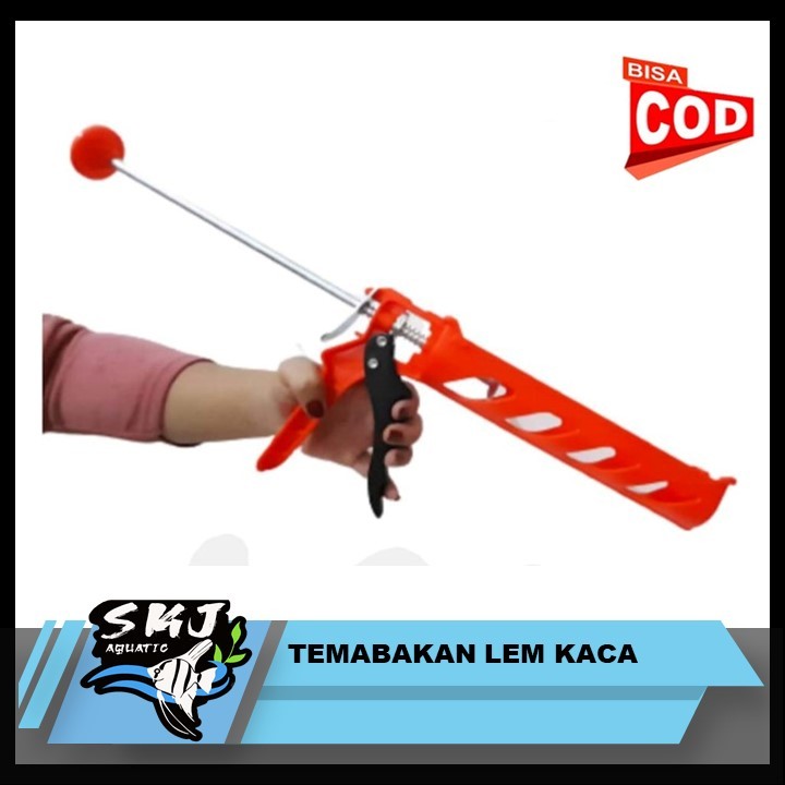 Jual Alat Tembakan Lem Kaca Silicone Sealant Tembak Botol Tabung fiber ...