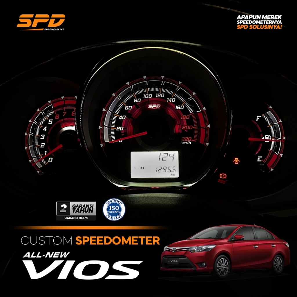 Jual PANEL SPEEDOMETER CUSTOM TOYOTA VIOS GEN 1/ VIOS GEN 2/ VIOS GEN 3 ...