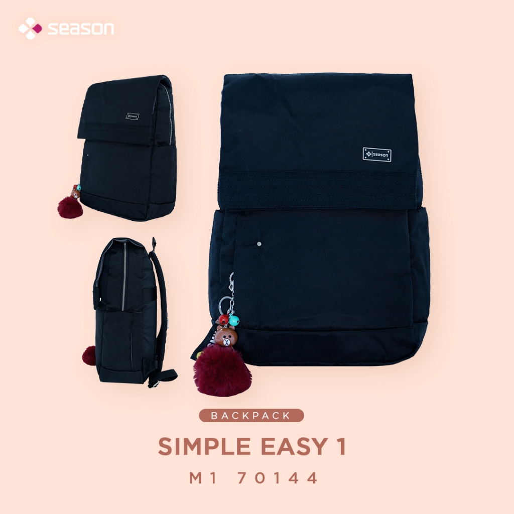 Jual Tas Ransel Sekolah Wanita Season Simple Easy 1 | Shopee Indonesia