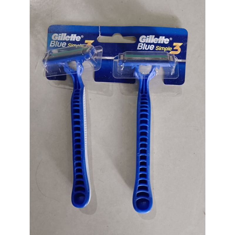 Jual Gillette Blue Simple 3 (2pcs) | Shopee Indonesia