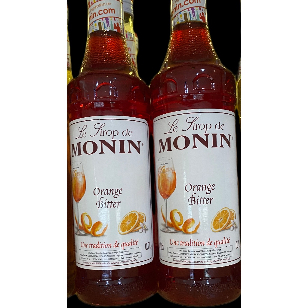Jual MONIN ORANGE BITTER SYRUP 70 CL | Shopee Indonesia