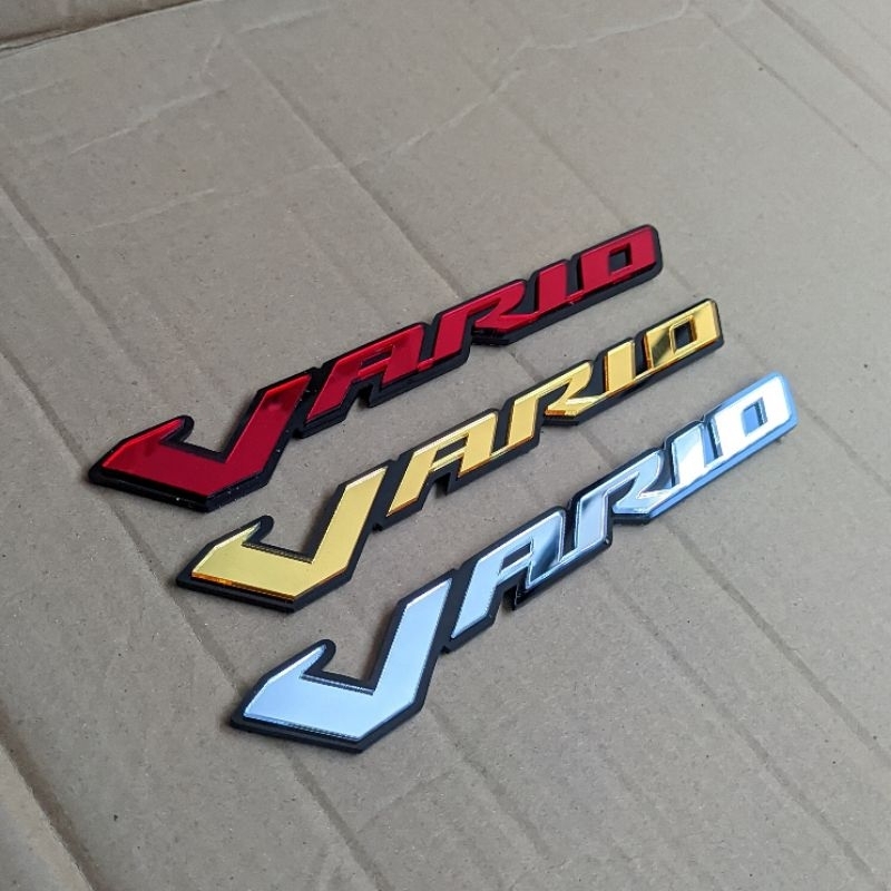 Jual EMBLEM LOGO VARIO 3D | EMBLEM VARIO AKRILIK TIMBUL | Shopee Indonesia