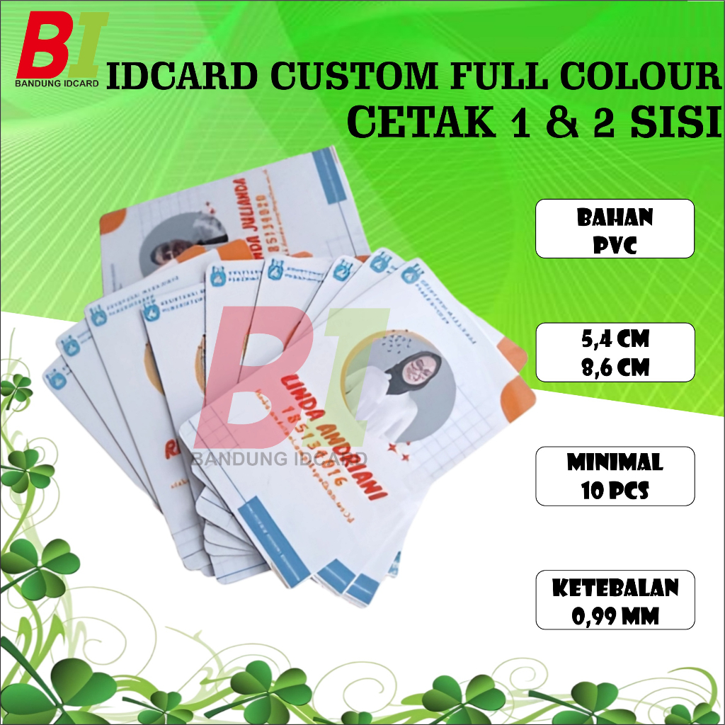 Jual CETAK ID CARD PVC KETEBALAN 0,9mm Custome/ID CARD MEMBER,KARTU ...
