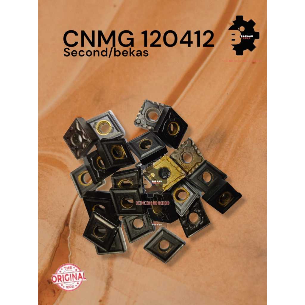 Jual INSERT CNMG 120412 SECOND HAND/BEKAS- Insert Pahat Bubut - Pisau Pahat - Bekas- Second Hand ...