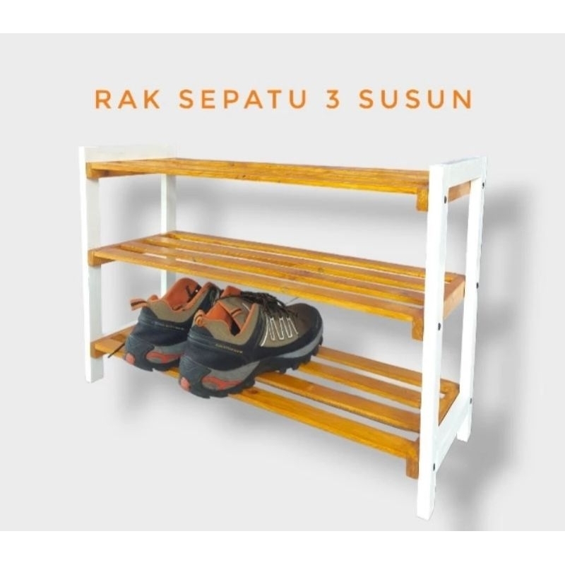 Jual rak sepatu aesthetic/rak sepatu 3susun | Shopee Indonesia