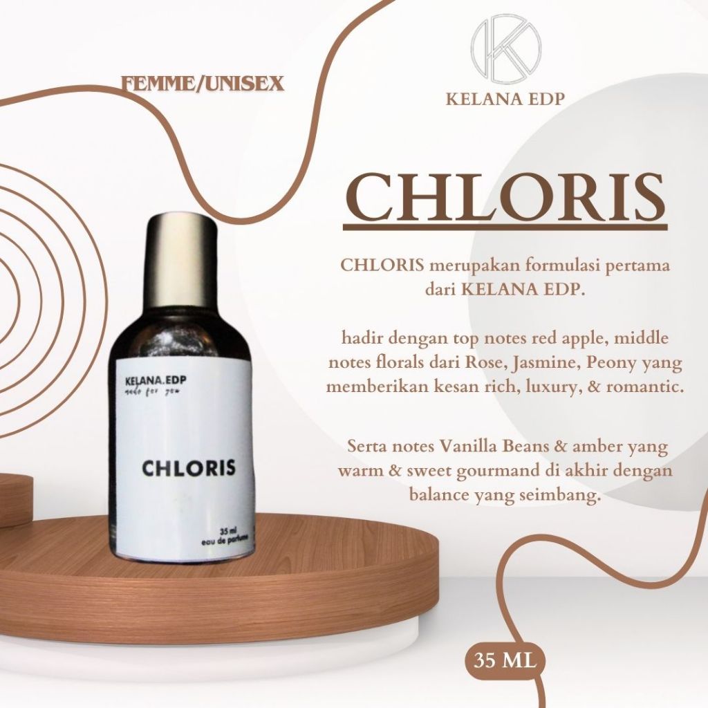 Jual CHLORIS by Kelana EDP Parfum Wanita Perfume Parfum Unisex 35 ml parfum murah tahan lama ...