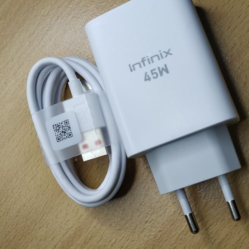 Jual Charger INFINIX NOTE 40 Fastcharging 45Watt. Di Jamin Asli ...