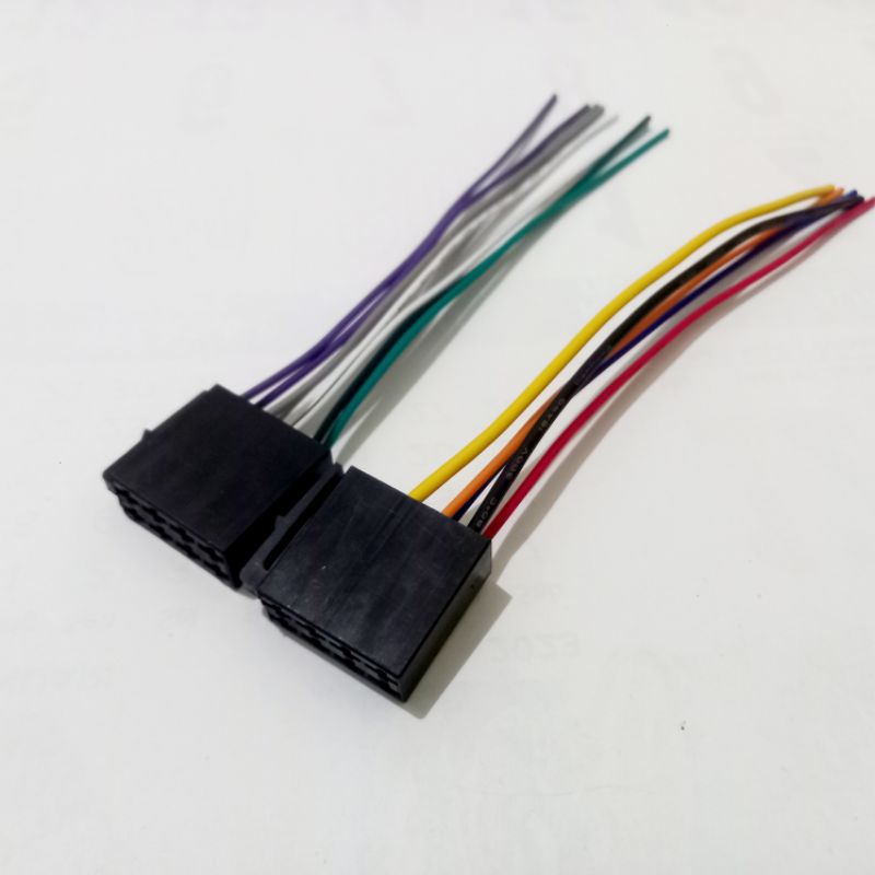 Jual soket iso head unit double din (mp5) atau single din (mp3 ...