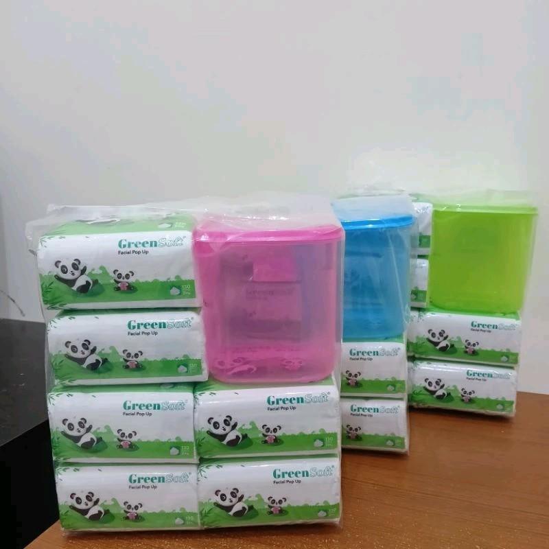 Jual BANDED ISI 12PCS Tissue Greensoft 130 Lembar 2ply Free Toples ...