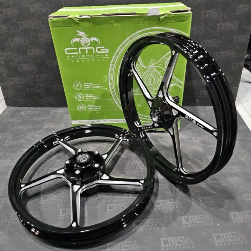 Jual Velg Velek CMG R17 511 CNC Casting Yamaha MXKING 150 LC 150 ...