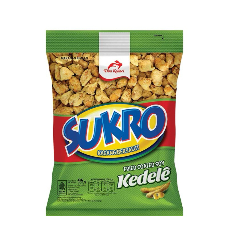 Jual Dua Kelinci Sukro Kacang Atom 95gr | Dua Kelinci Sukro Kacang Oven ...