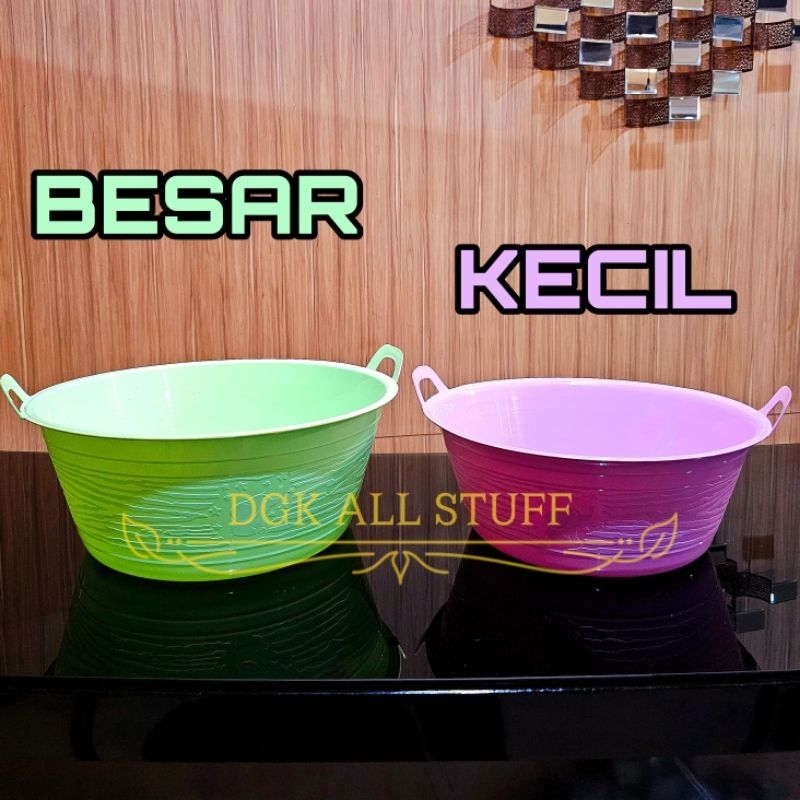 Jual Baskom Waskom Ember Bak Gagang Bergagang Kuping Air Cor KARET ANTI ...