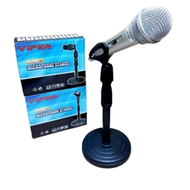 Jual Stand microphone Holder Mic Meja VIPER / Stand mic meja/ Stand mic ...