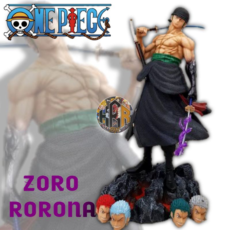 Jual 51CM Rorona Zoro DTS Studio 5 heads Action Figure | Shopee Indonesia