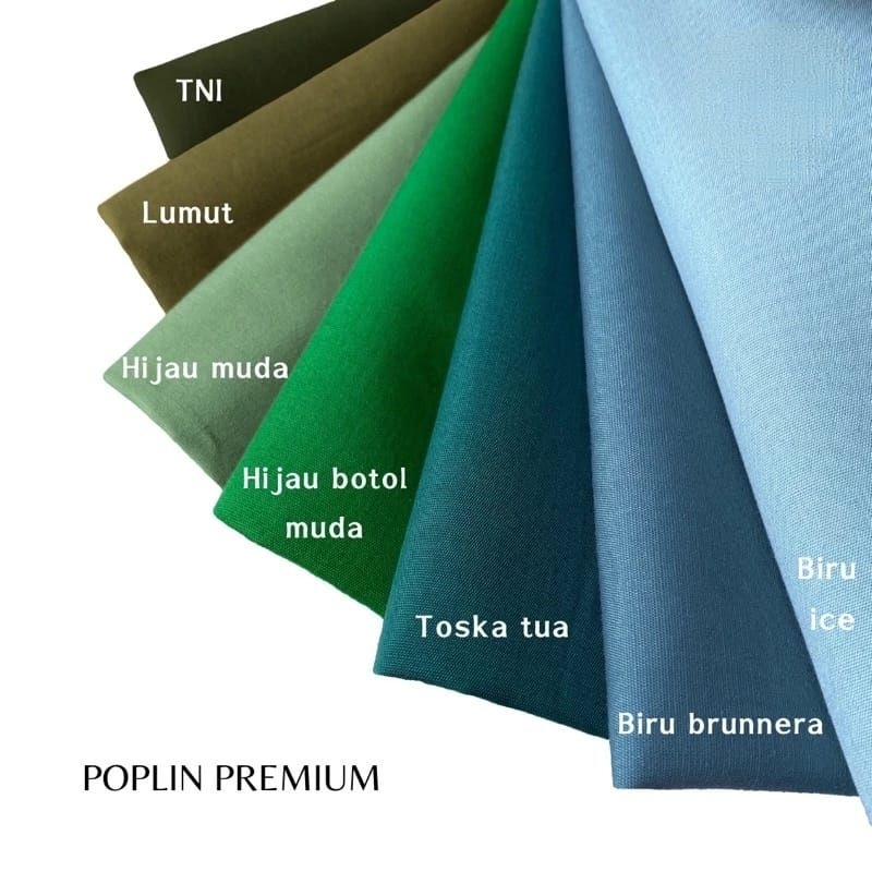 Jual Kain Katun Poplin Premium ( harga Per 0,5 Meter ) | Shopee Indonesia