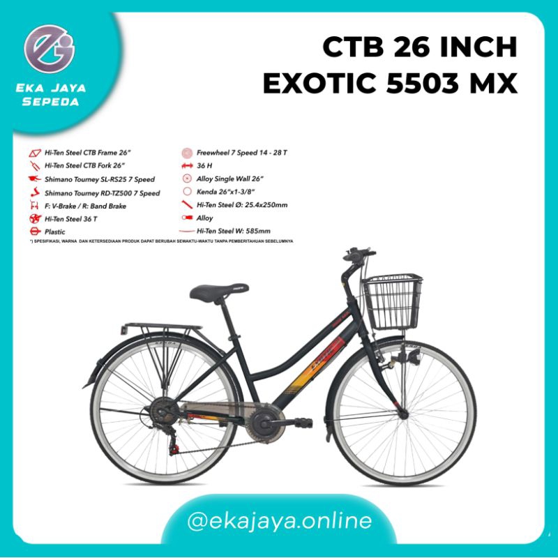 Jual Sepeda CTB 26 Inch Exotic ET 5503 MX | Shopee Indonesia