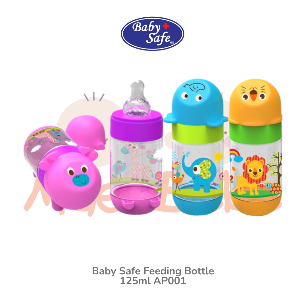 Jual Baby Safe Feeding Bottle Botol Susu Bayi 125ml AP001 | Shopee ...