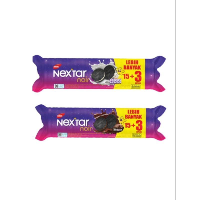 Jual Nextar Noir Cookies Cream 144 g | Shopee Indonesia