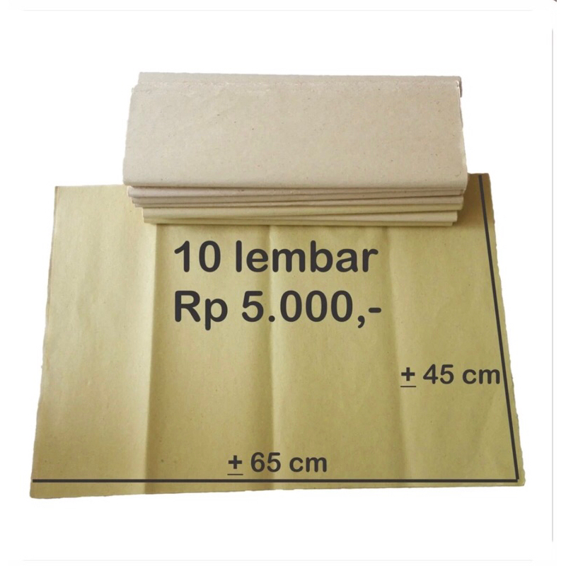 Jual Kertas Merang / Kertas serap minyak gorengan 10 lembar | Shopee ...