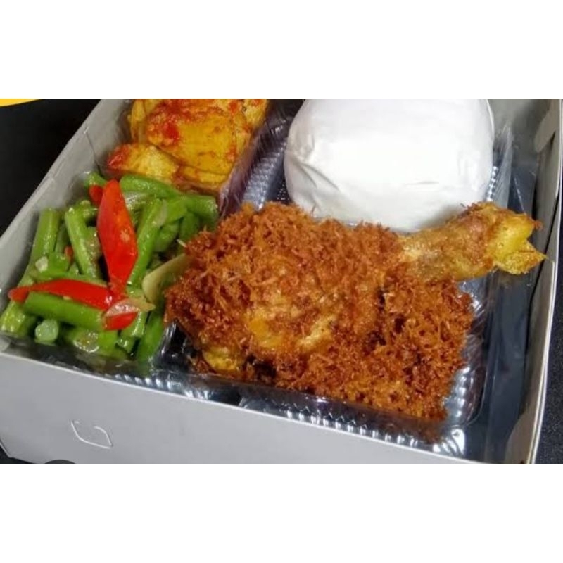 Jual PAKET HEMAT NASI AYAM SERUNDENG | Shopee Indonesia