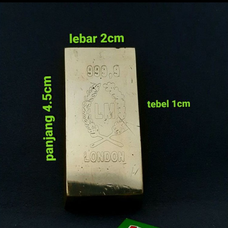 Jual Suplier1 Barang Antik Replika Emas Batangan Lm Padi kapas Ukuran ...