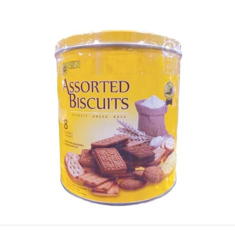 Jual Nissin Assorted Biscuit Yellow Kaleng 750 Gram | Shopee Indonesia