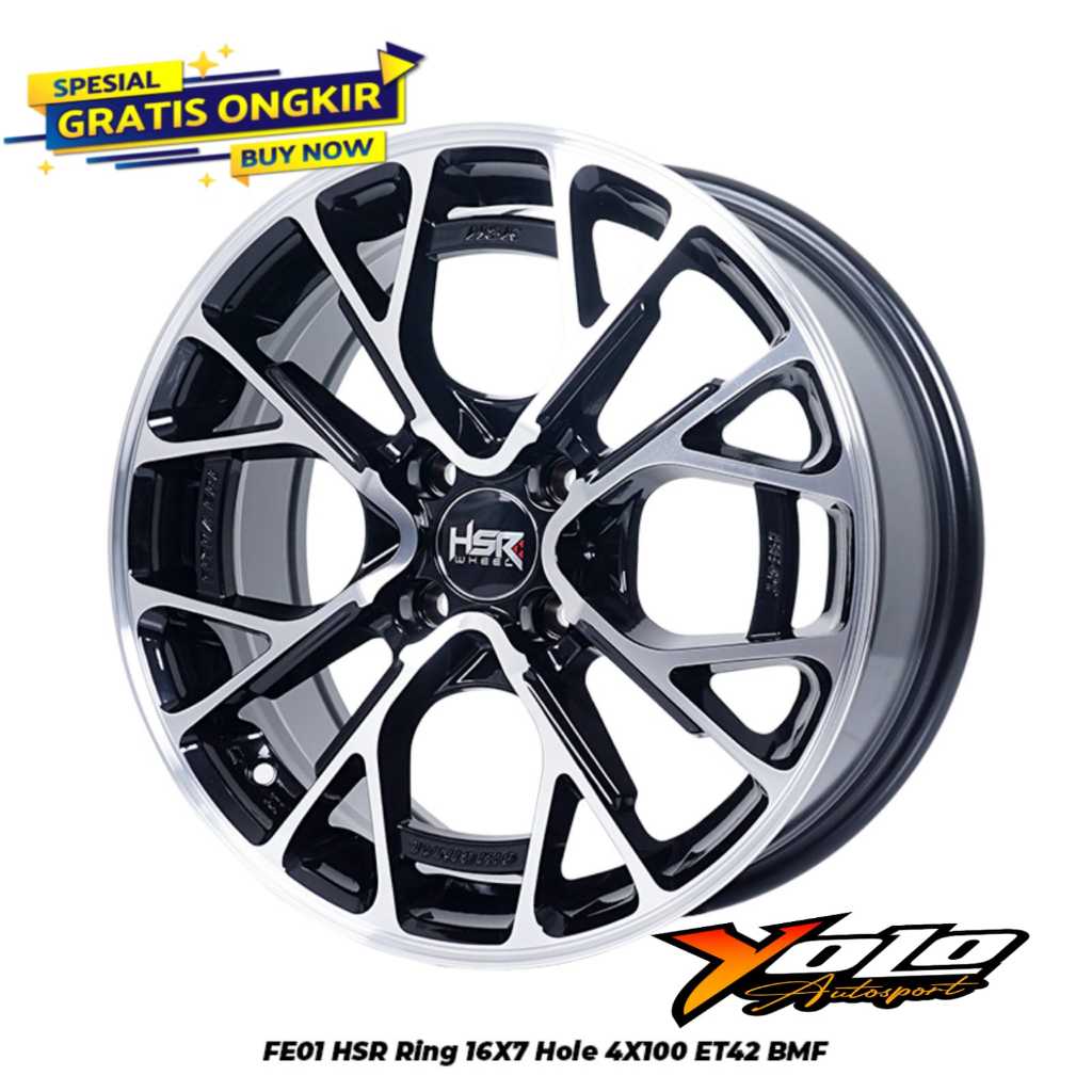 Jual Velg Mobil Ring 16 HSR FE01 R16 Cocok Buat Mobil Brio, Agya, Sigra, Vios, Calya, Avanza ...